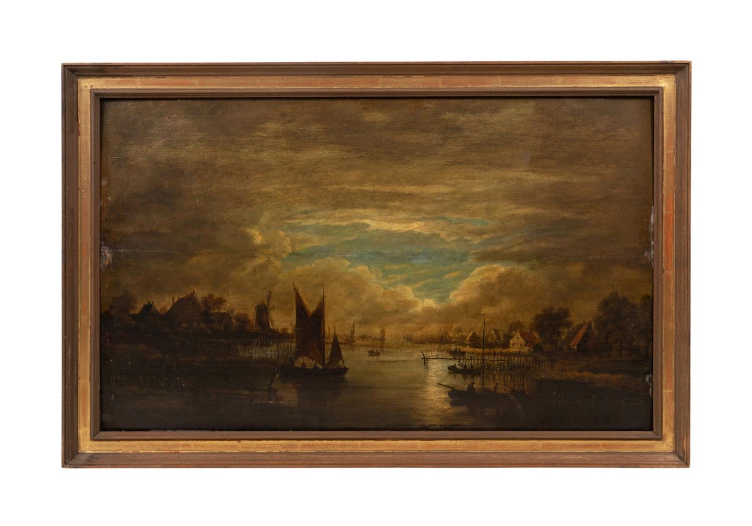 Aert Neer | LANDSCAPE IN A MOONLIGHT | MutualArt