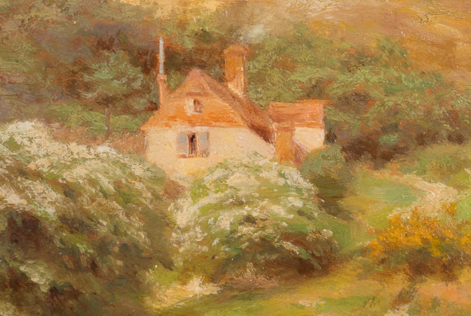 Albert Starling | ALBERT STARLING UNTITLED LANDSCAPE W/COTTAGE | MutualArt