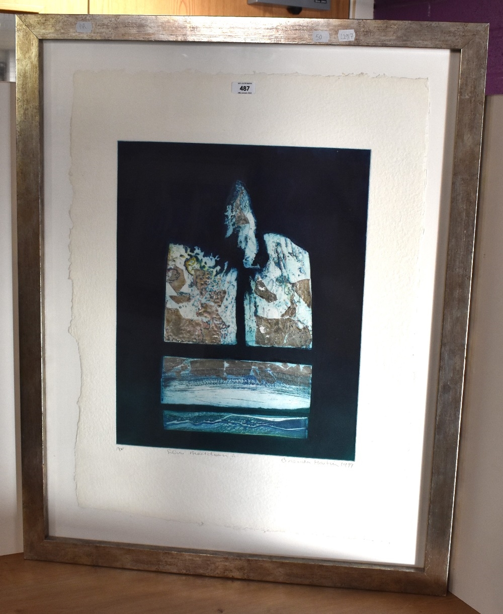 Brenda Hartill | 'Silver Meltdown II' | MutualArt