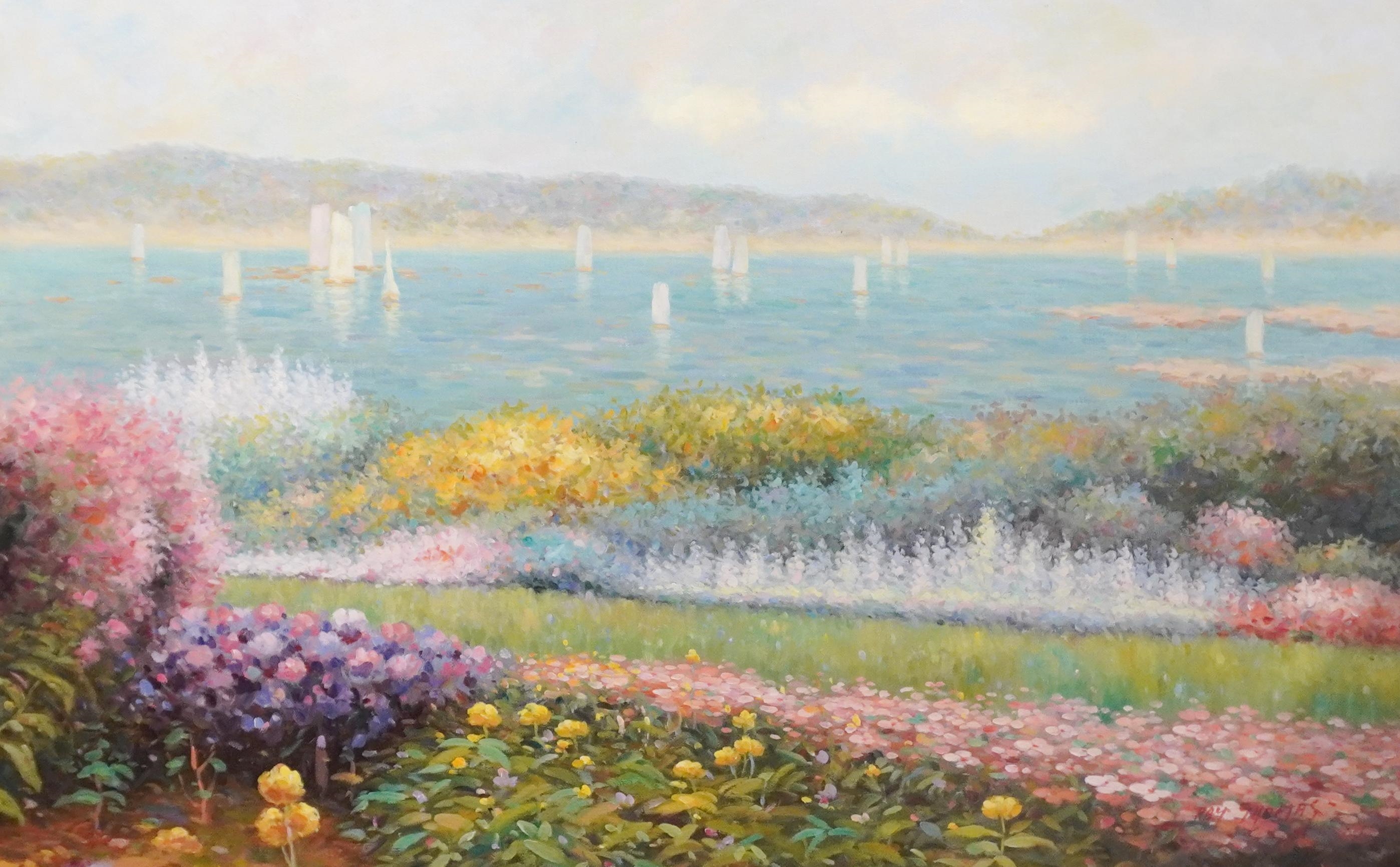 Ray Thomas | Lakeside Landscape | MutualArt