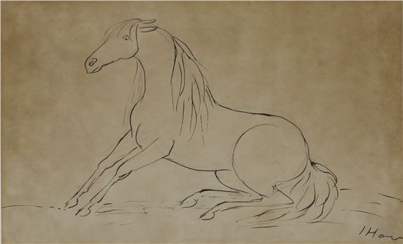 James Howe | Horses feeding | MutualArt