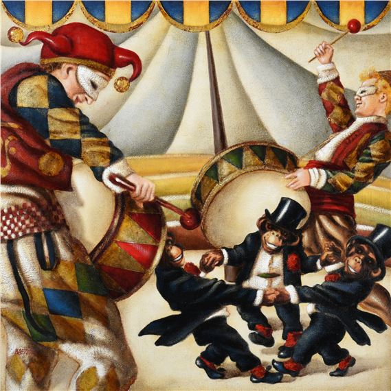 Edgar Barrios | Dancing Monkeys | MutualArt
