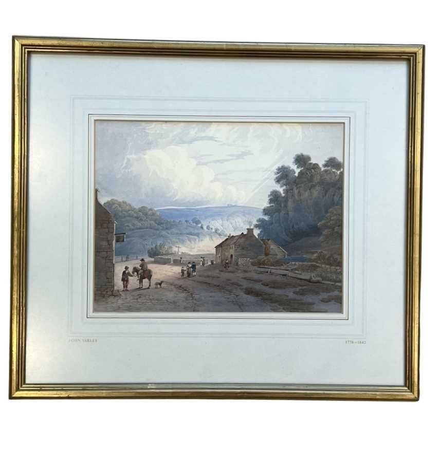 John Varley | AN EARLY 19TH CENTURY WATERCOLOUR LANDSCAPE INSCRIBED TO ...