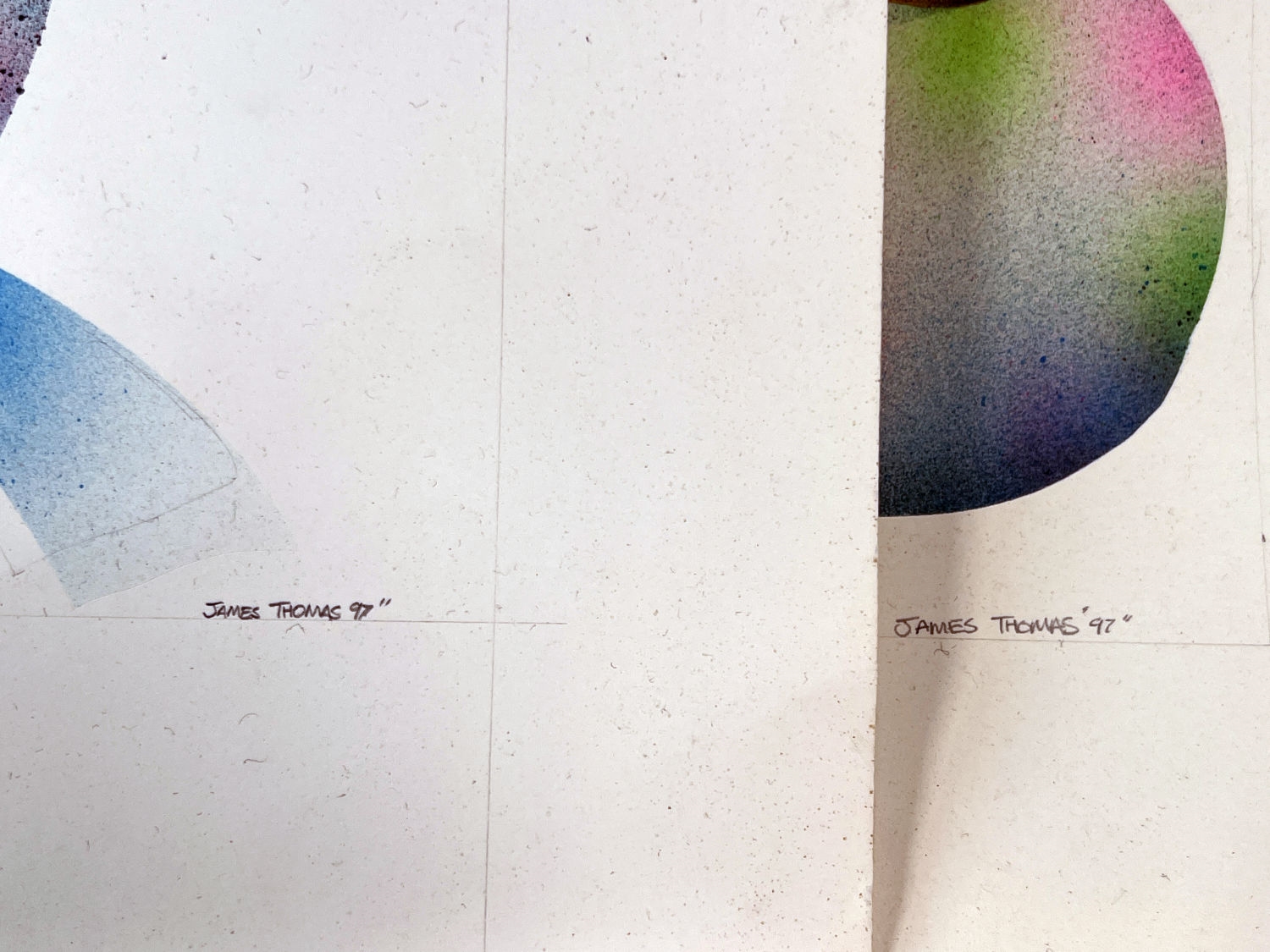 James Thomas | 2 JAMES THOMAS ART PIECES DATED 1997 | MutualArt