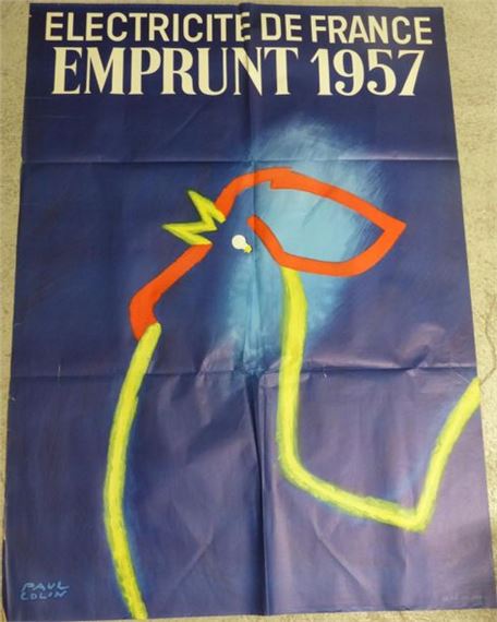 Paul Colin | [DESSIN], AFFICHE de Paul COLIN (1892-1985), ELECTRICITE ...