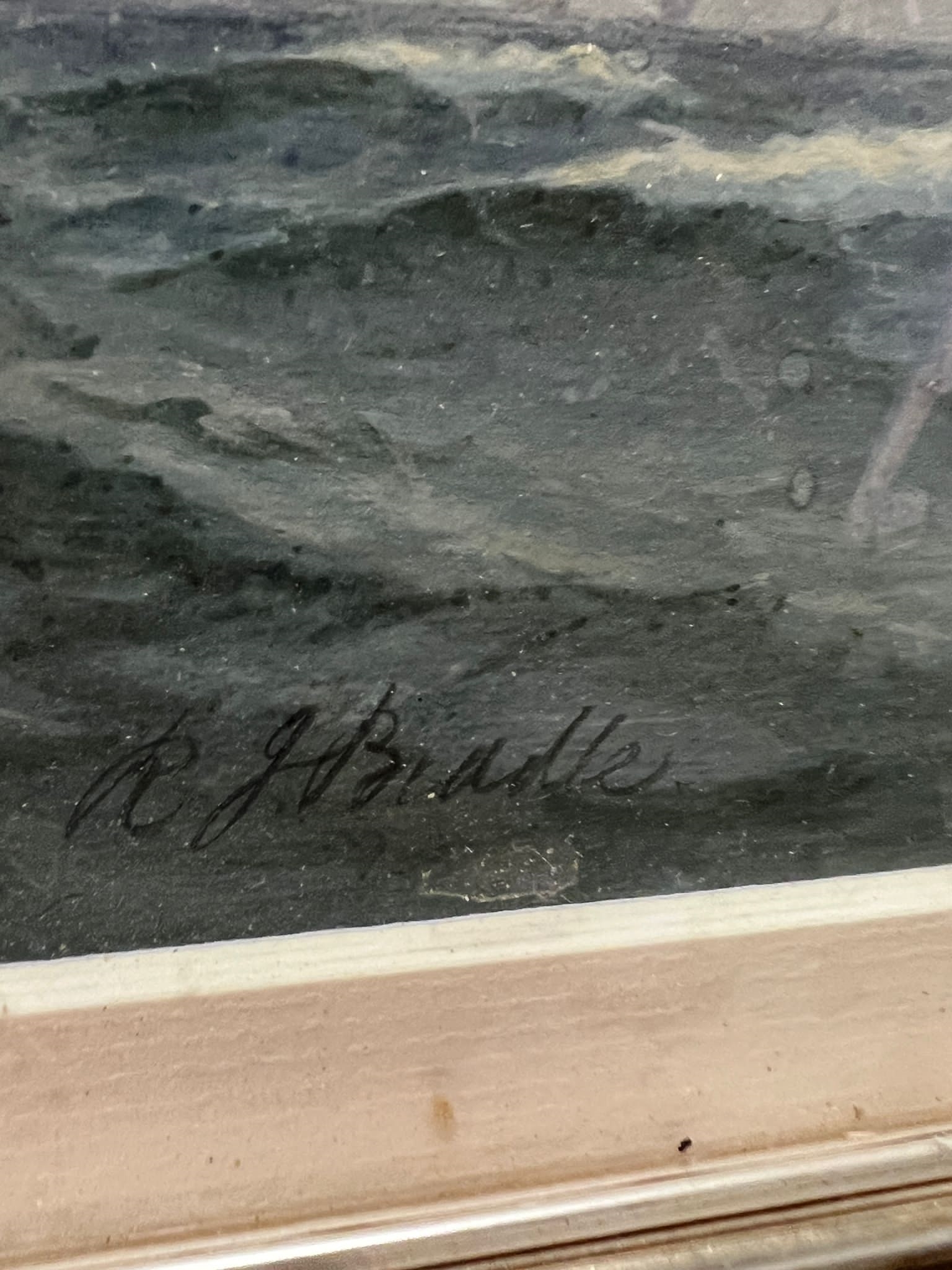 Richard Biddle | Richard Julius Biddle watercolour of a nautical scene ...