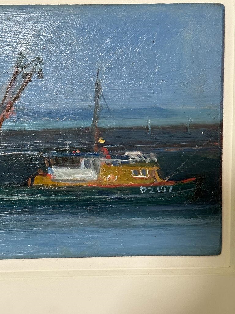 Robert Jones | Robert JONES (British b. 1943) Beam Trawler Newlyn, Oil ...