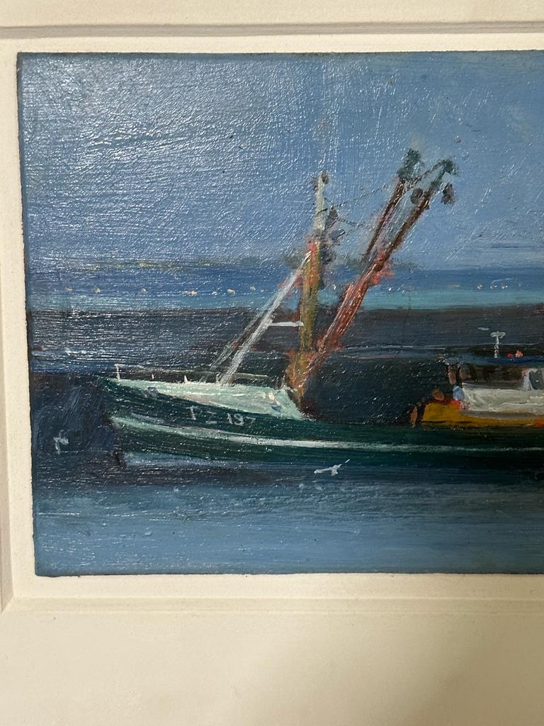 Robert Jones | Robert JONES (British b. 1943) Beam Trawler Newlyn, Oil ...