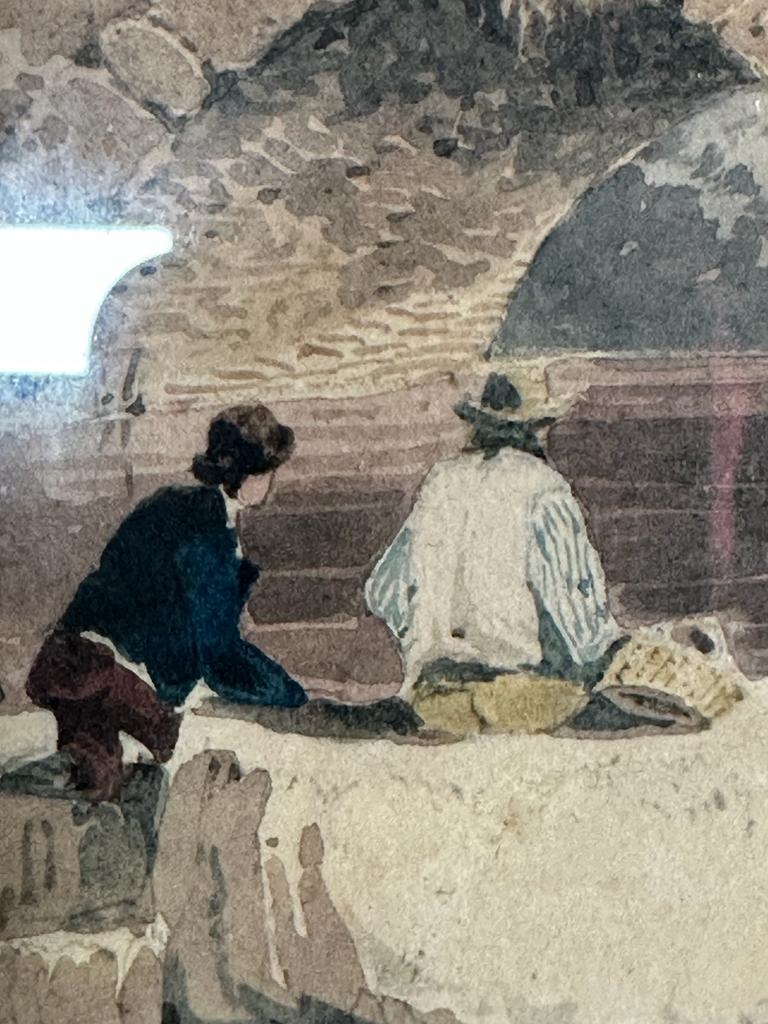 Samuel Prout | Samuel Prout English watercolour Burnshaw Bridge ...