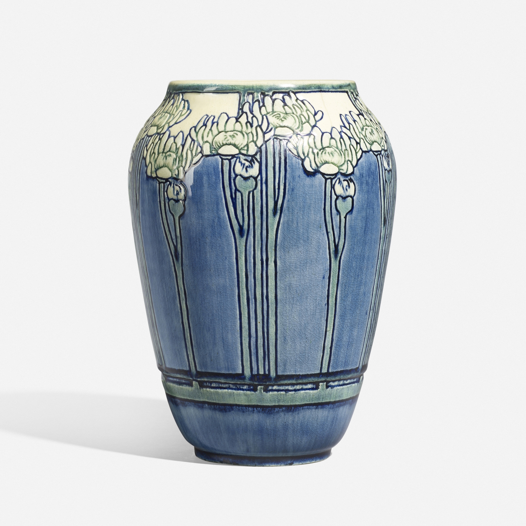 Mazie Teresa Ryan | Early vase with stylized chrysanthemums (1906 ...