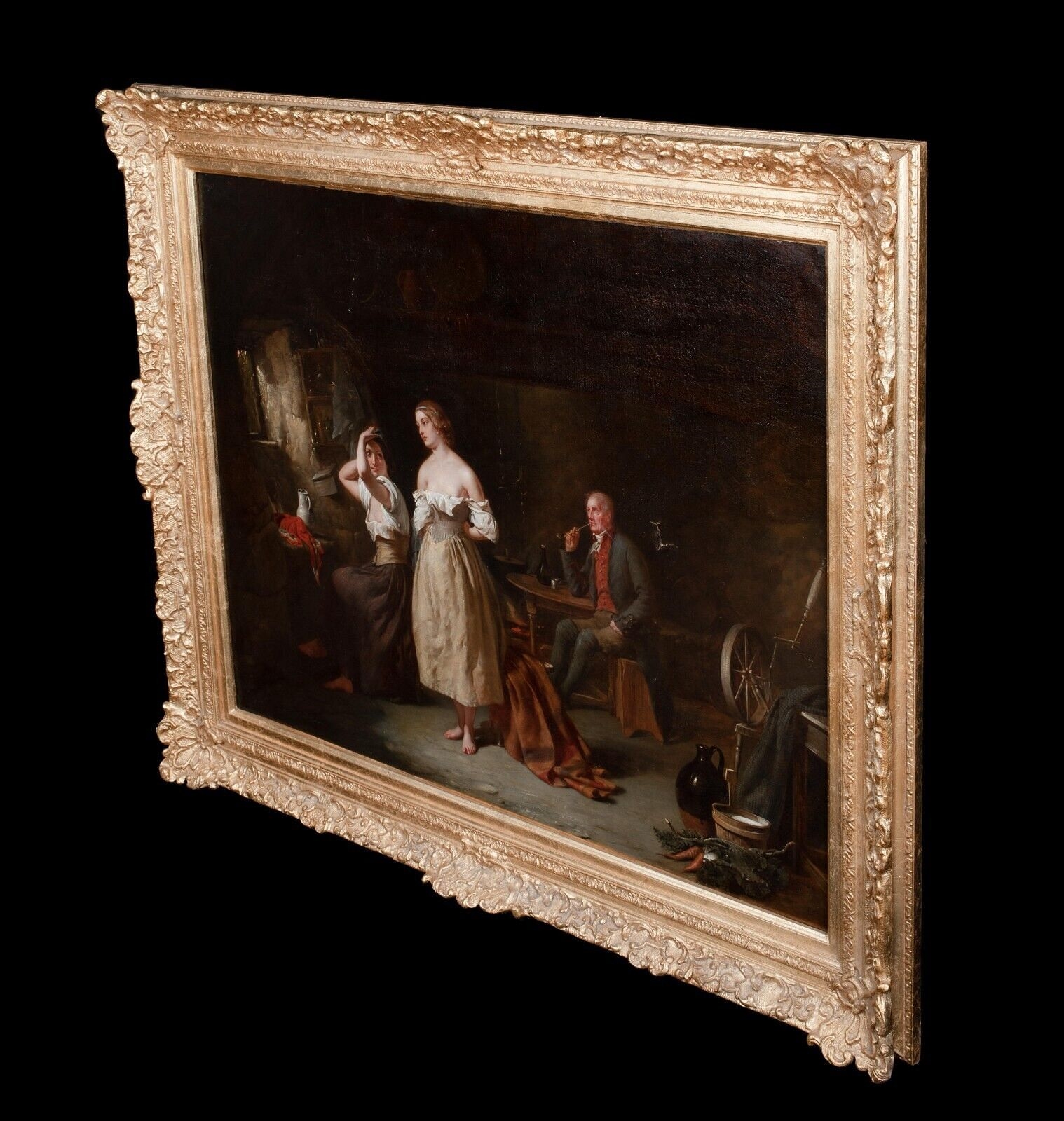 English School, 19th Century | PROSTITUTES IN A BROTHEL INTERIOR (19th ...