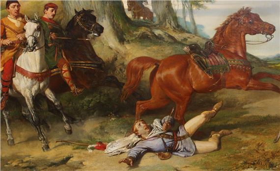 Alexander David Cooper | THE DEATH OF KING WILLIAM II (19th Century ...