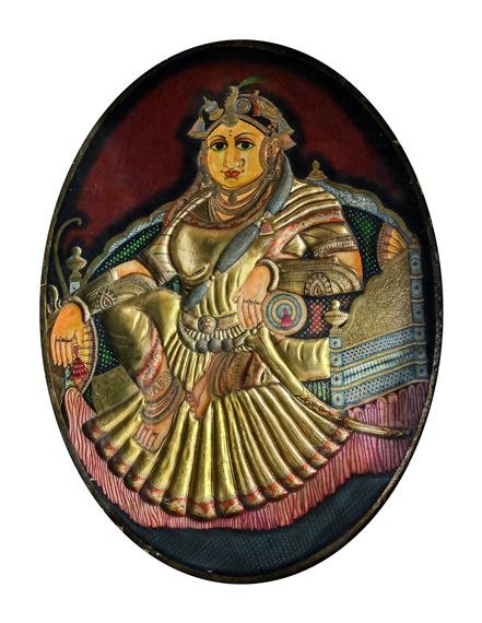 Indian School | Portrait of a Maratha Queen (19th Century) | MutualArt