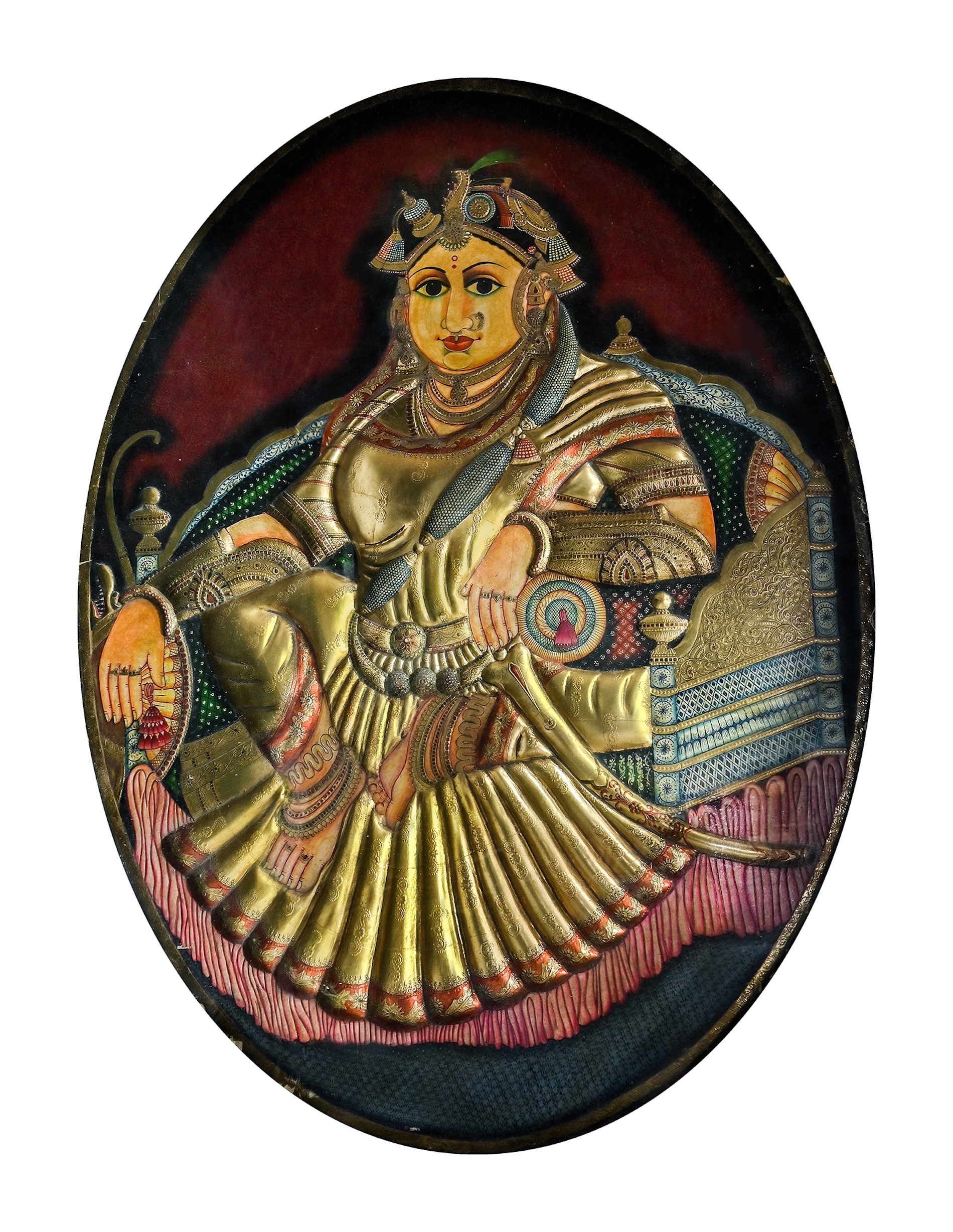 Indian School | Portrait of a Maratha Queen (19th Century) | MutualArt