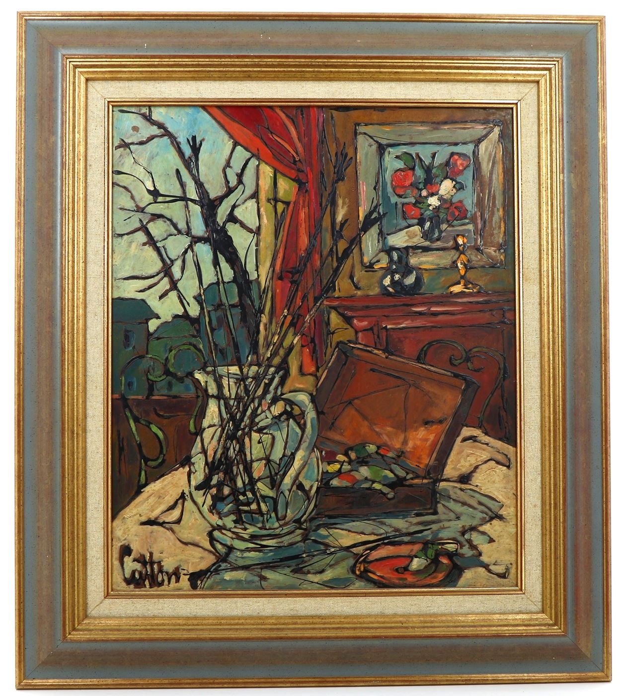 C. Catton | Nature morte à la boîte de peinture | MutualArt