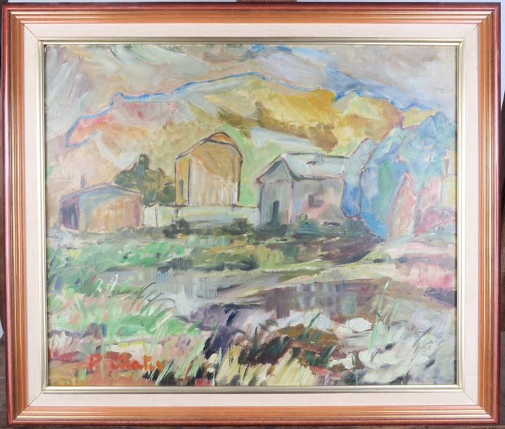 Pierre Henri Matisse | PIERRE MATIS (XXe siècle) «Mare près du... - Lot ...