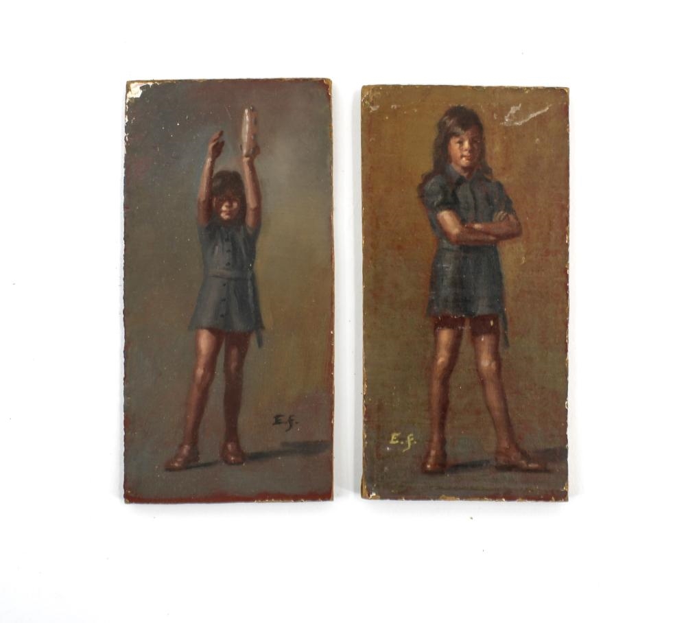 P. Richard Eichman | SIGNED OIL ON BOARD PORTRAIT MINIATURES | MutualArt