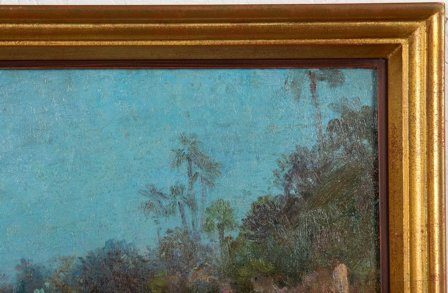 Alexis Auguste Delahogue | Orientales au bord de la rivière. | MutualArt