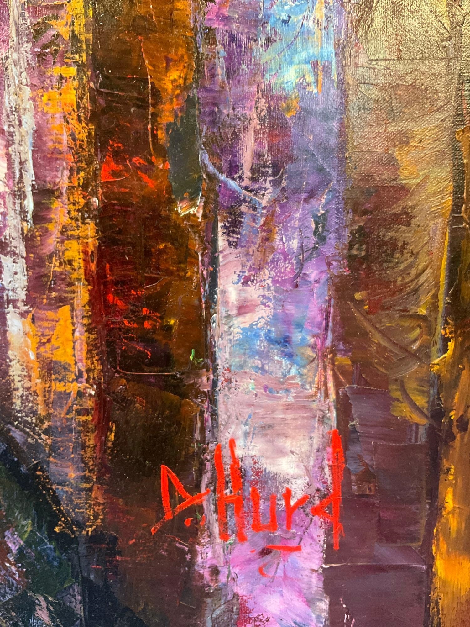 Debra Hurd | Debra Hurd Wisteria Oil Painting (2004) | MutualArt