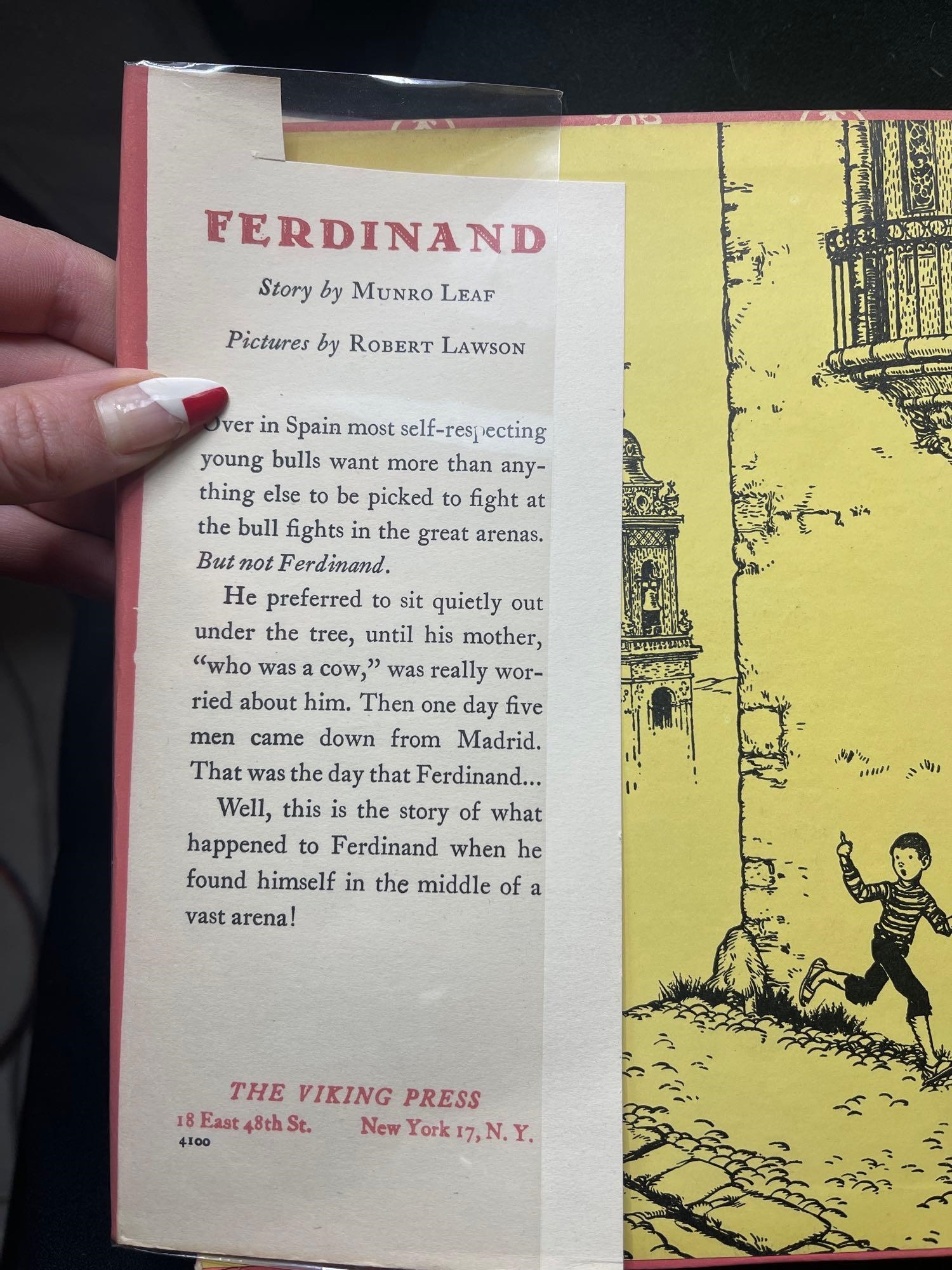 Robert Lawson | The Story of Ferdinand Munro Leaf (1936) | MutualArt