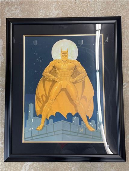 Bob Kane | Bob Kane. The Golden Knight Serigraph. Signed. (Circa 1996 ...