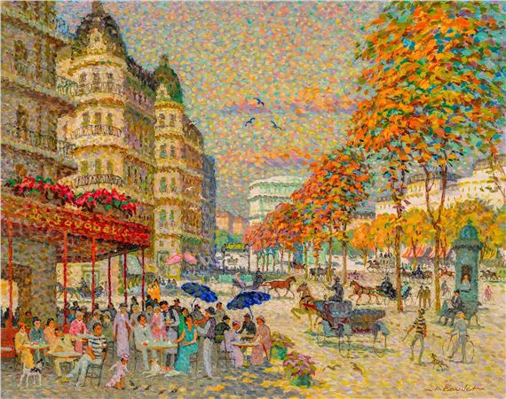 Pierre Boudet | Paris Street Scene | MutualArt