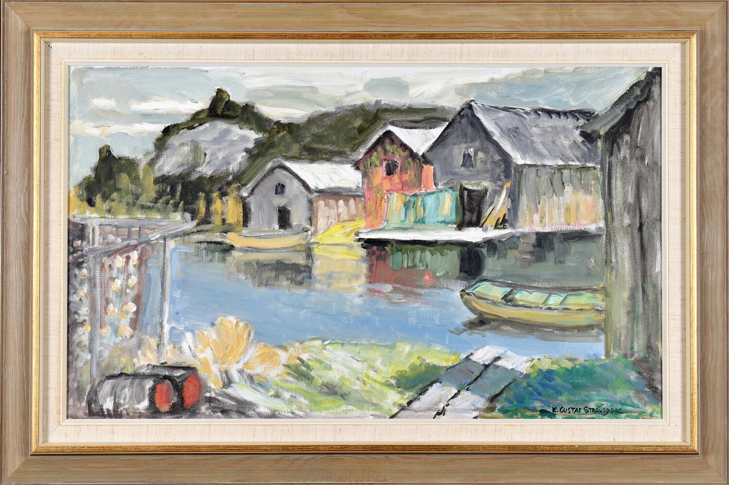 Karl Gustaf Strandberg | Fishing spot | MutualArt