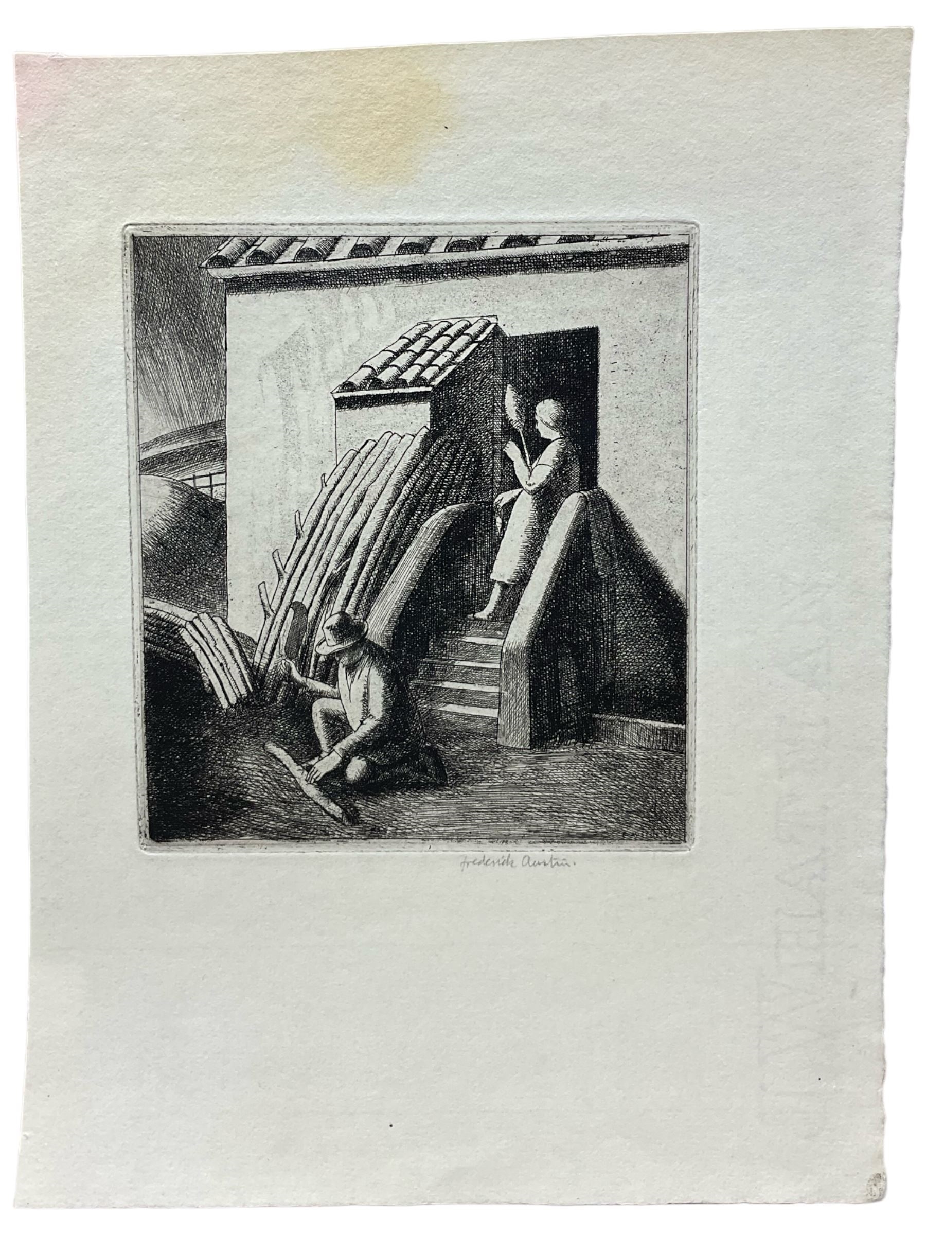 Frederick Austin | The Woodchopper and his Wife | MutualArt