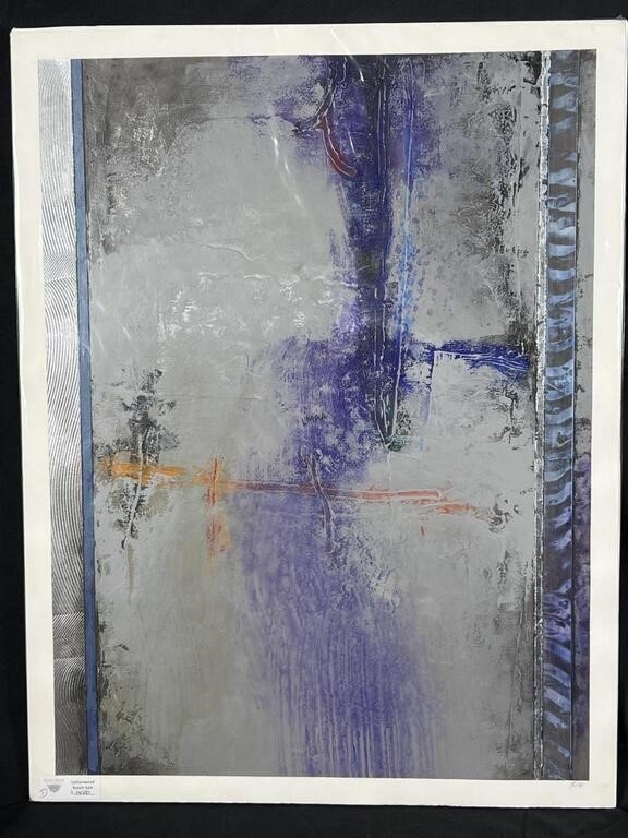 Robert Rector | ROBERT RECTOR ABSTRACT ACRYLIC ON PAPER | MutualArt