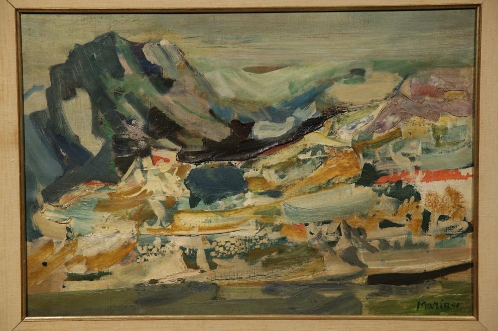 John Marin | TWO BOATS AND SEA, MAINE | MutualArt