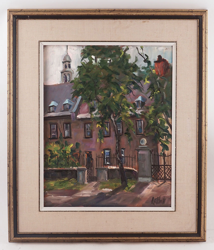 Maurice LeBon | Oil on masonite Siged on the lower right: LeBon Titled ...