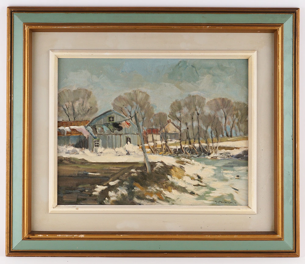 Yvette Boulanger | Oil on canvas Signed and dated on the lower right: Y ...