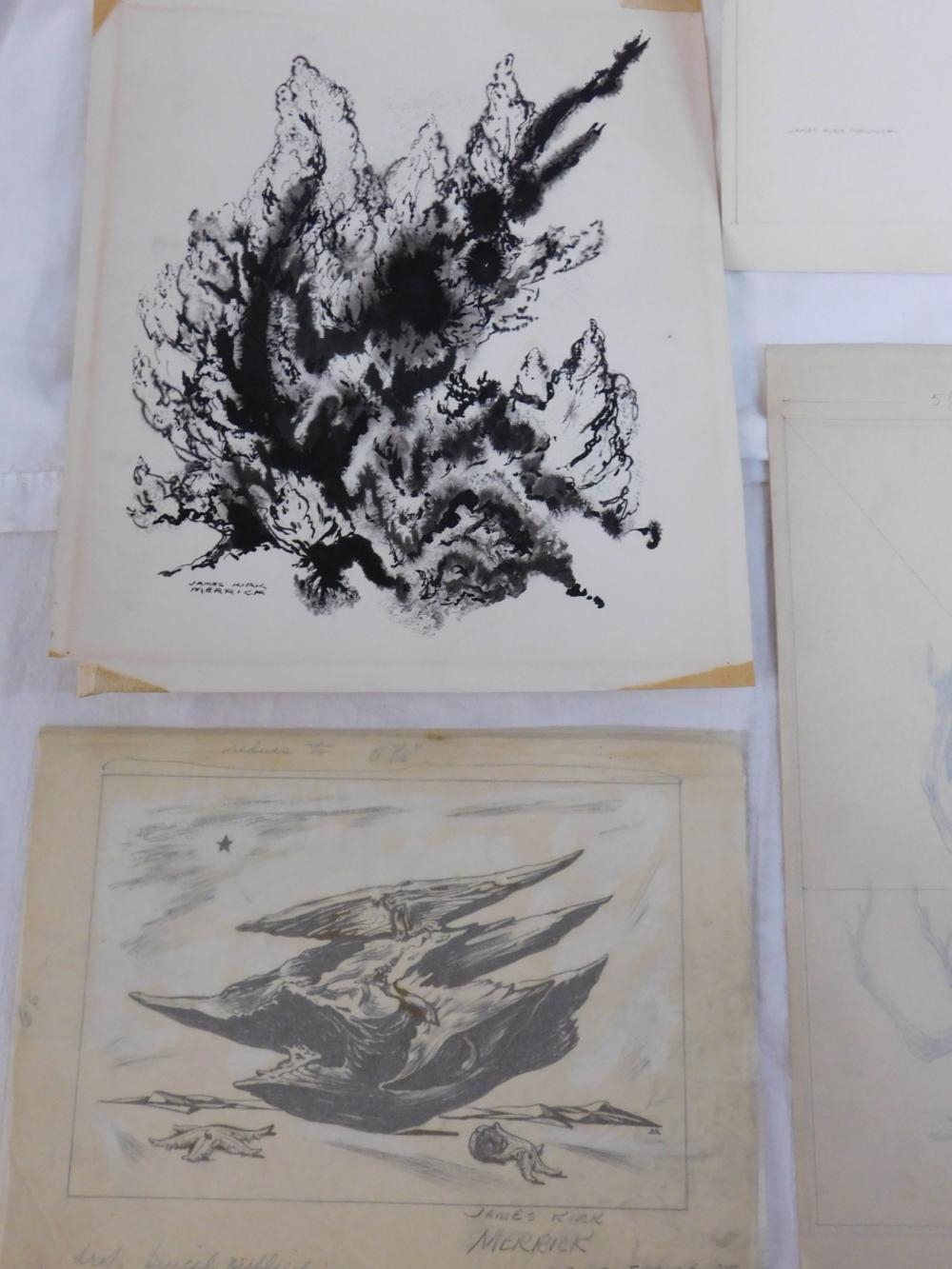 James Kirk Merrick | 7 James Kirk Merrick; Nature Drawings | MutualArt