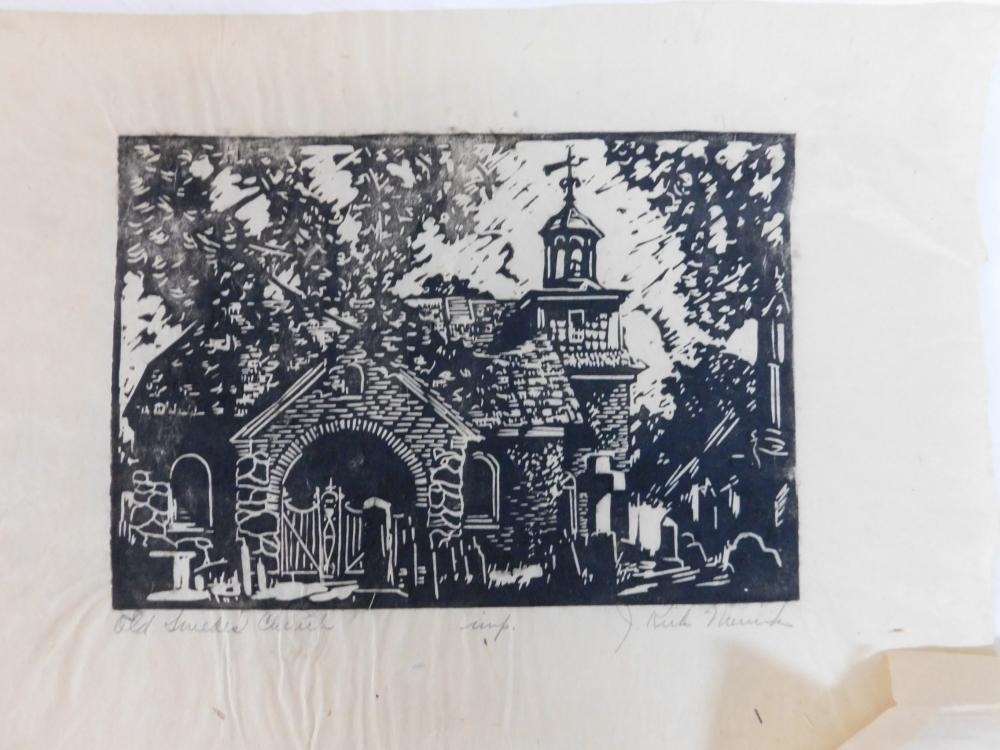 James Kirk Merrick | 13 James Kirk Merrick Woodcuts | MutualArt