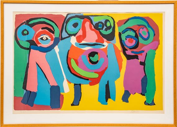 Karel Appel | Trois Figures | MutualArt