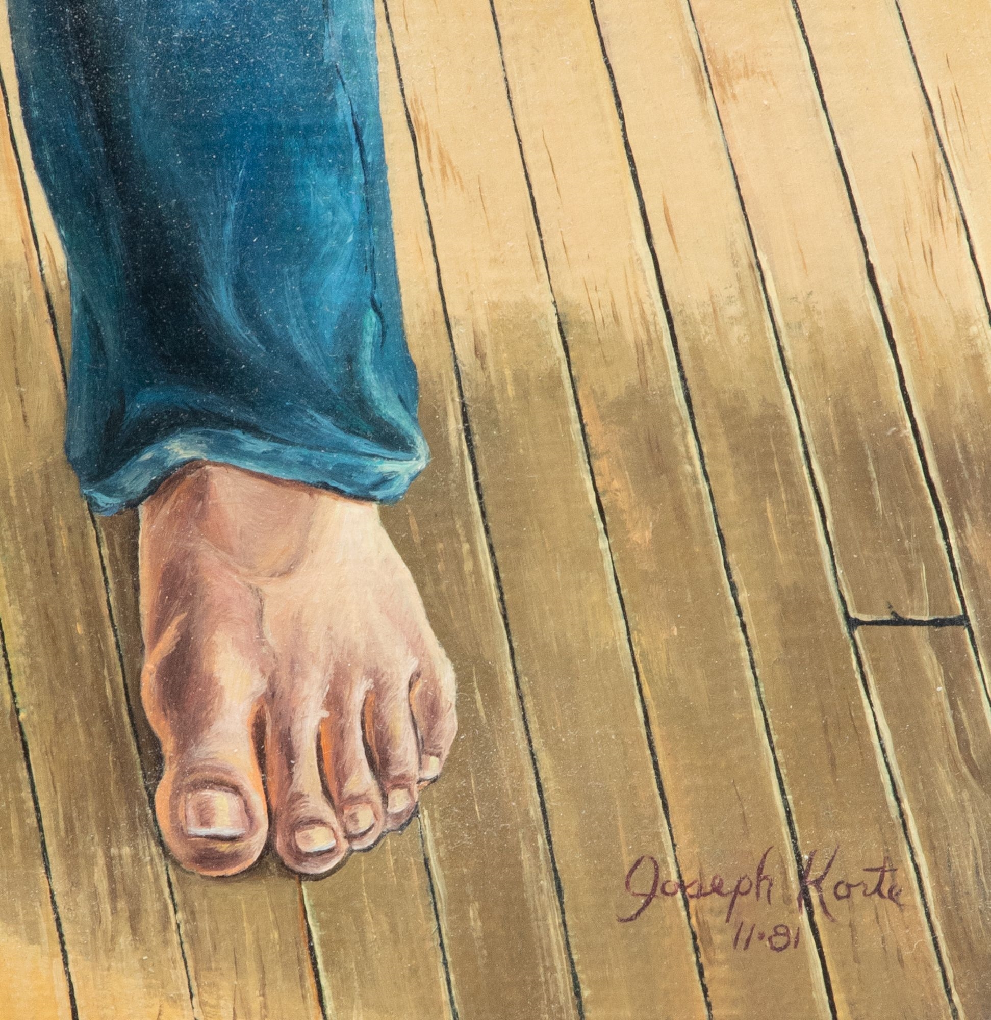 Joseph Korte | Portrait of a Hockey Player | MutualArt