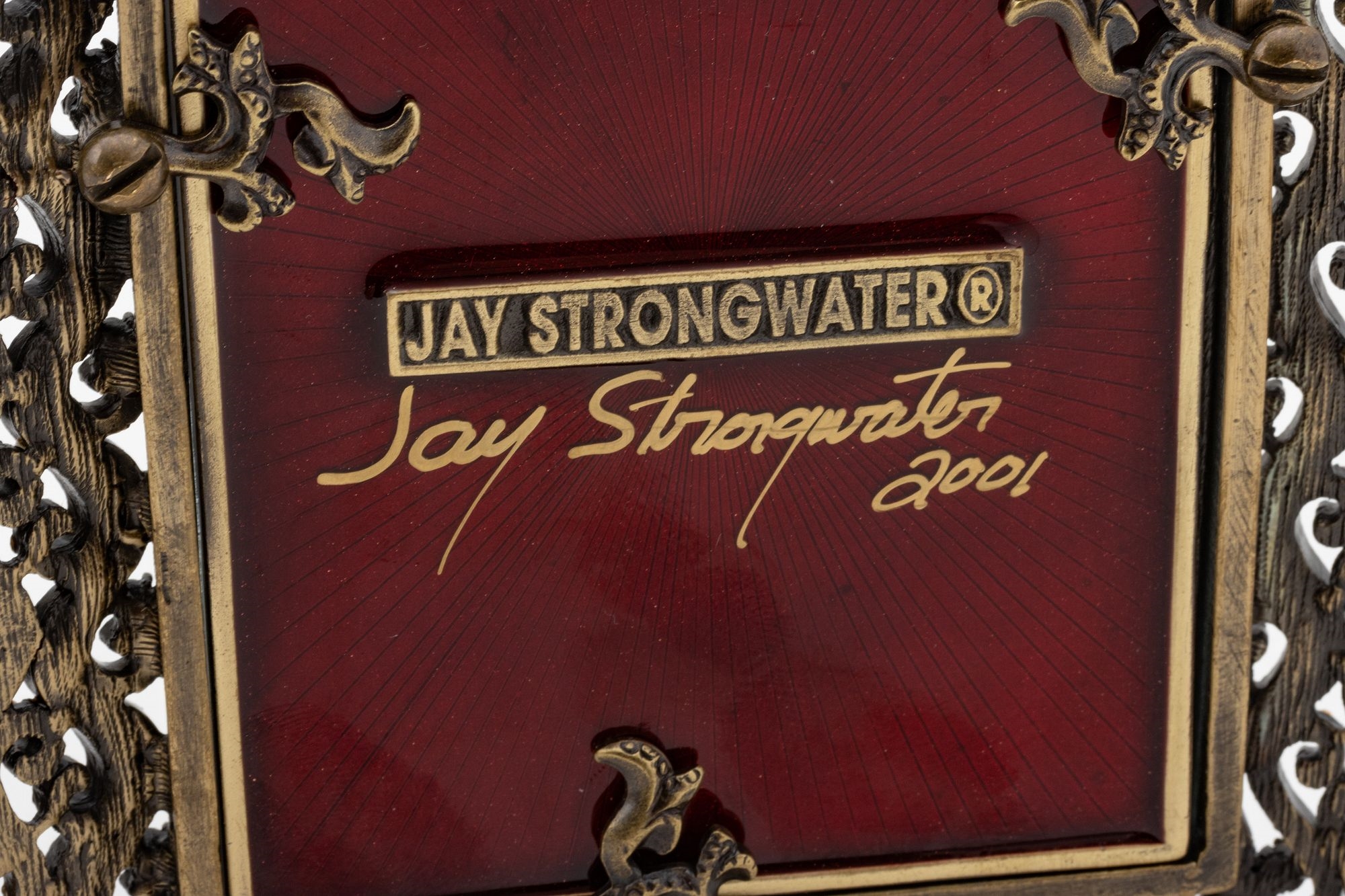 Jay Strongwater | Jay Strongwater Enamel Hinged Double Frame H 5.5 L 9 ...