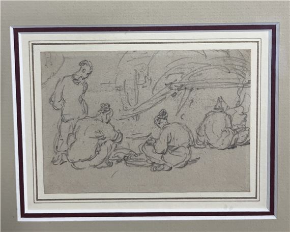 George Chinnery | A Group of Chinese Figures (1989) | MutualArt