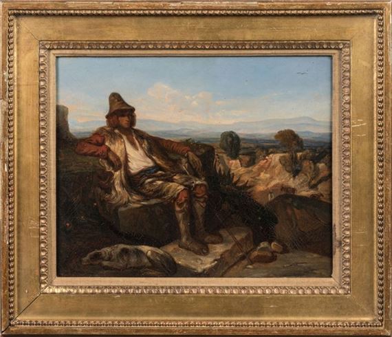 Louis-Leopold Robert | The Neapolitan Brigand | MutualArt