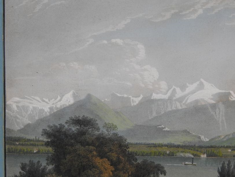 François Diday | View of Geneva and Mont Blanc | MutualArt