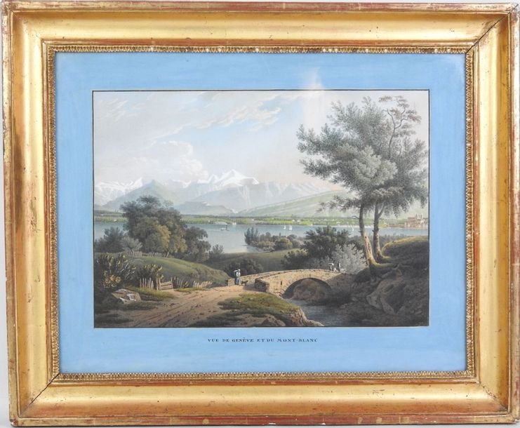 François Diday | View of Geneva and Mont Blanc | MutualArt