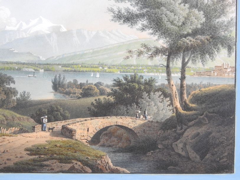 François Diday | View of Geneva and Mont Blanc | MutualArt