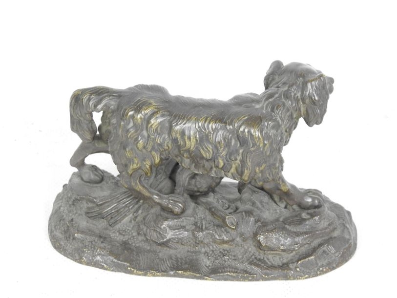 Pierre-Jules Mene | Spaniel and pheasant hen | MutualArt