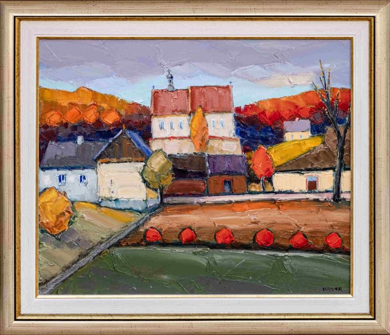 Krzysztof Raczyński | Kazimierz, landscape with a monastery (2023 ...