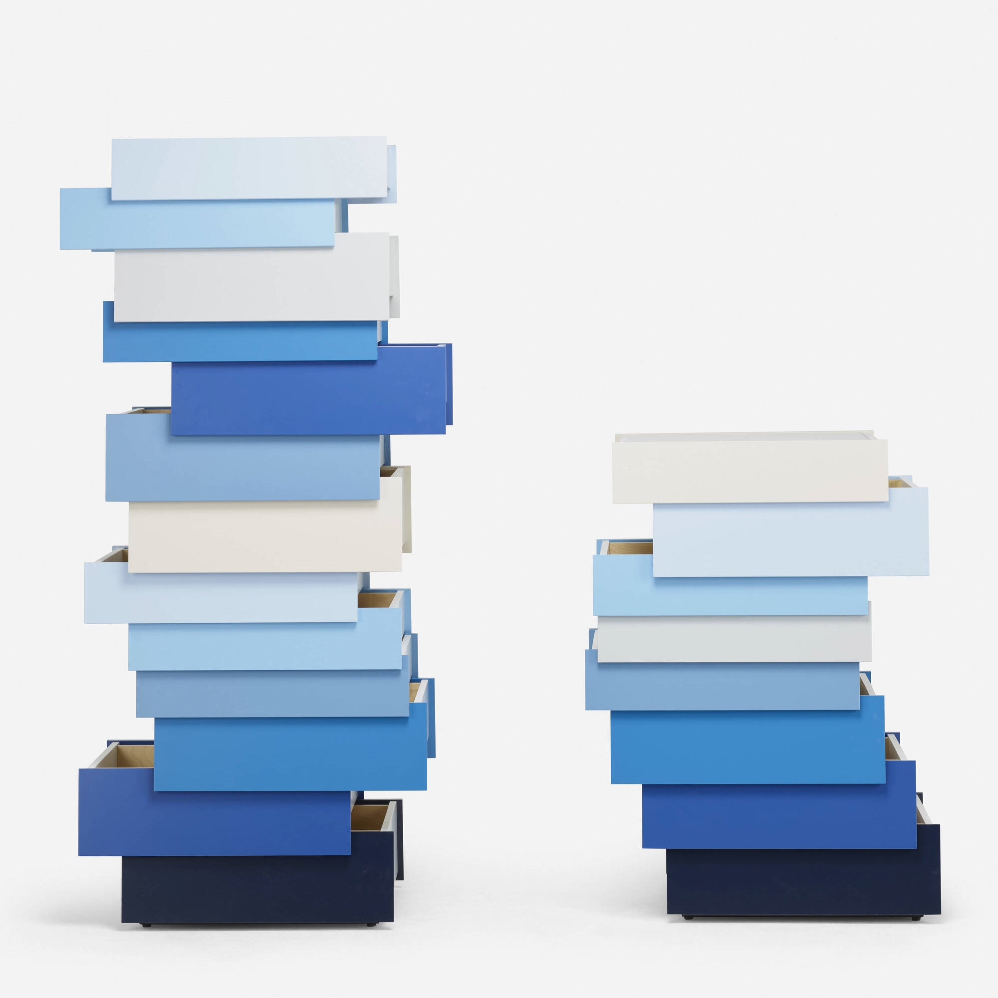 Yael Mer | Unique Stack-13 drawers and Stack-8 drawers (2008) | MutualArt