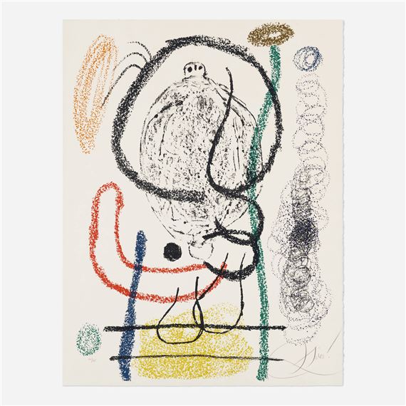 Joan Miró | Album 21, plate 5 (from the Poème de Carlos Franqui ...