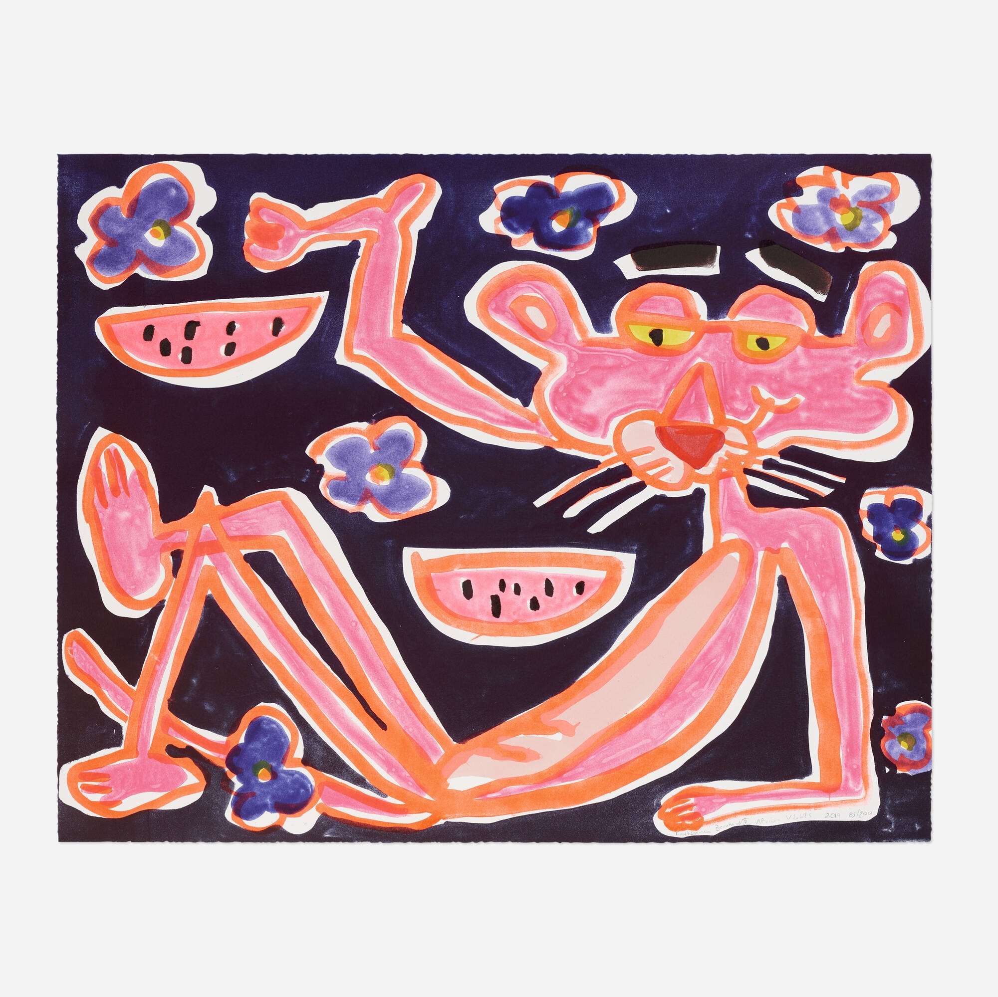 Katherine Bernhardt | African Violet (2019) | MutualArt