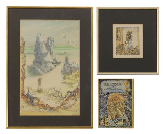 Larry Learmonth | a set of two illustrations from the book Rebeccas ...