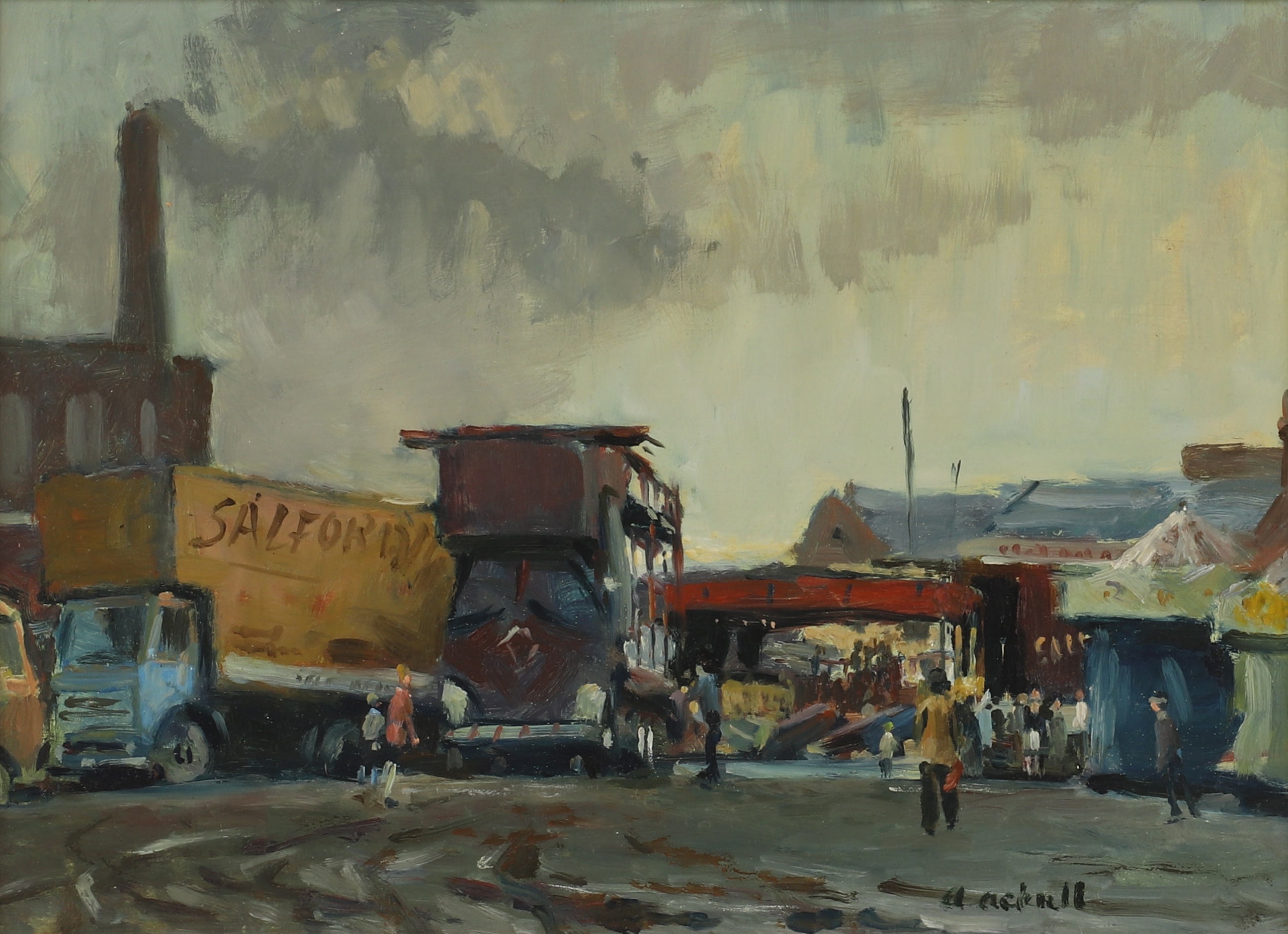 Alfred Ackrill | Hollinwood fair | MutualArt