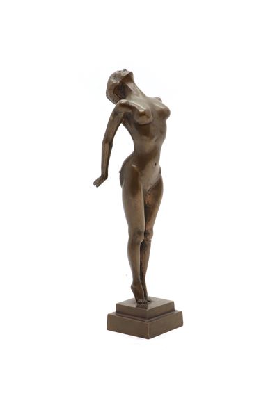 Edwin Grienauer | in the manner of Edwin Grienauer modelled as a nude woman raised on a stepped ...
